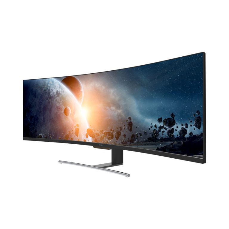 Viotek SUW49C 49” Super Ultrawide Curved HDR Gaming Monitor — 32:9 3840x1080p 144Hz w/ Remote ...