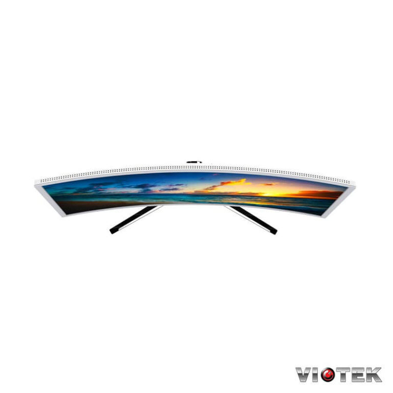Curved Monitor: VIOTEK NB27C 27” 1080P Bezel-less Monitor - Viotek