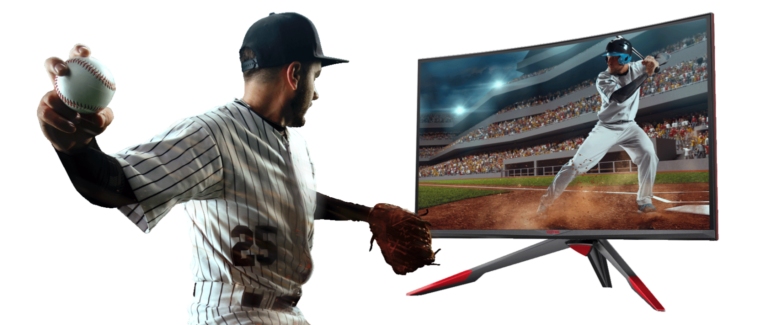 Scratch and Dent - Curved Monitor: VIOTEK GN32LD 32” 144Hz 1440P Gaming ...