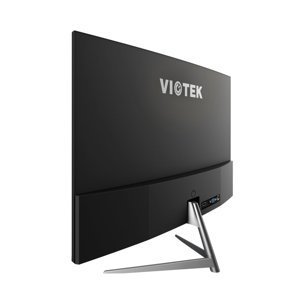 VIOTEK NBV24CB2 24-Inch Curved Monitor, 75 Hz Full-HD Frameless Monitor ...